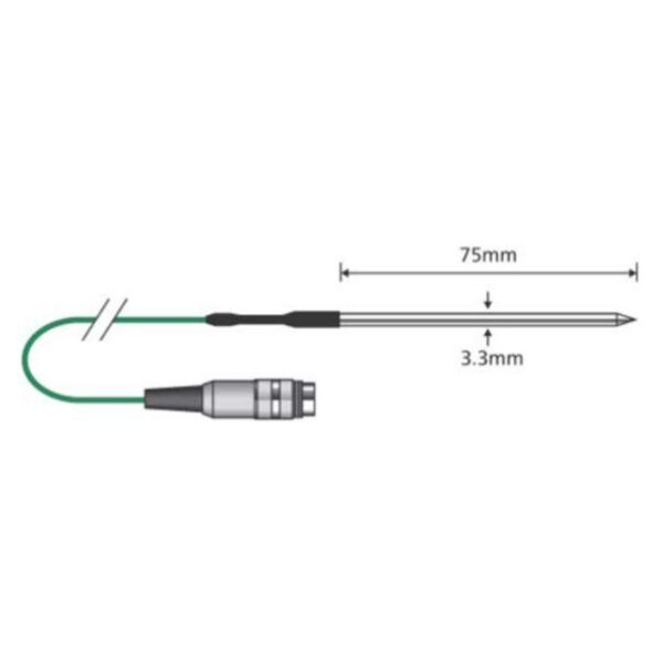 PT31L Penetration Probe Type T 1m - Food Diagnostics