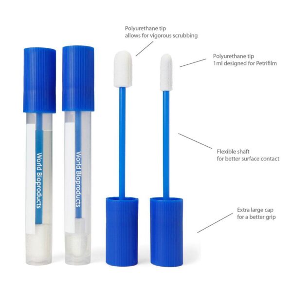 PUR-Blue Swab, D/E Neutralizing Broth, PUR, 100 stk. - Food Diagnostics