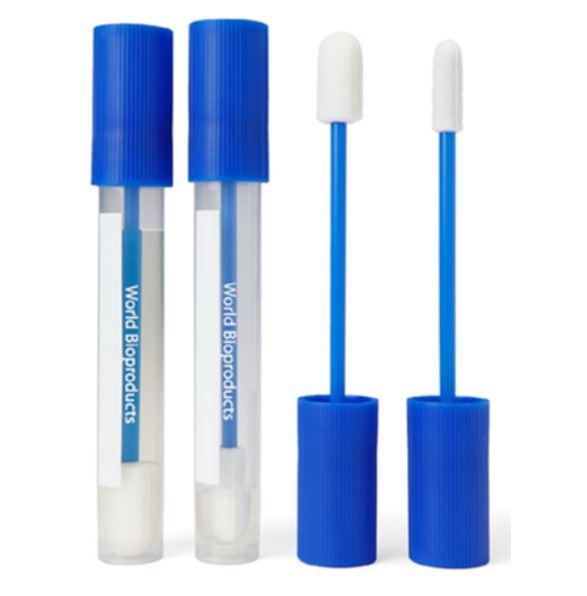 PUR-Blue Swab, sterile, tør, 100 stk. - Food Diagnostics