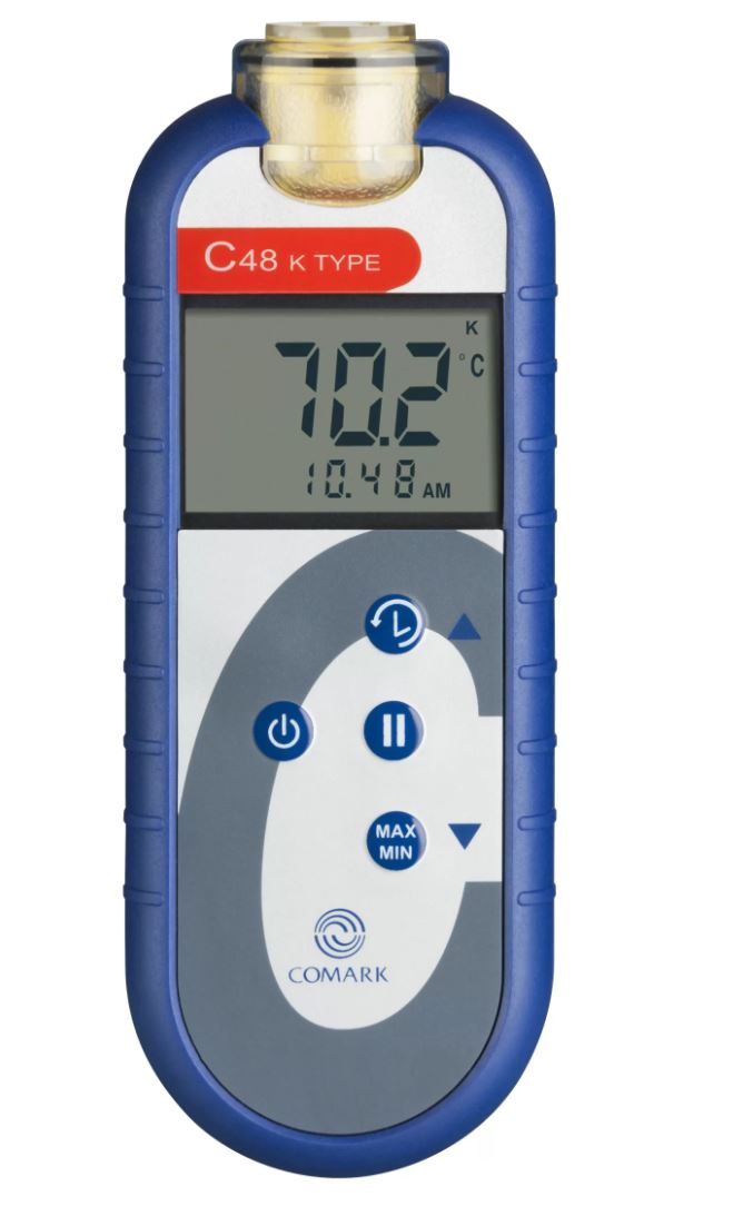 C48C, Dual sensor industriel termometer - Food Diagnostics