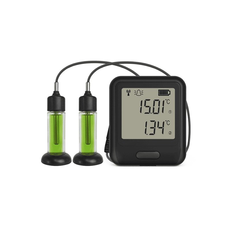 WIFI Dual Vac. logger Temp -40/60 med glycol probe - Food Diagnostics
