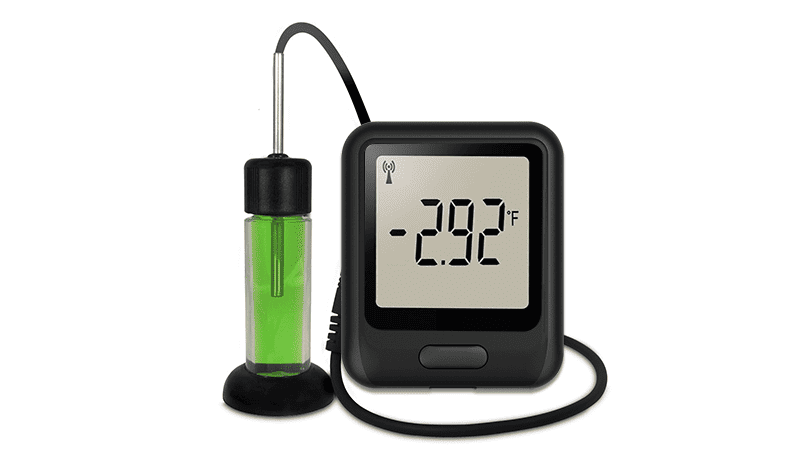 WIFI Vac. logger Temp -40/60°C with glycol probe - Food Diagnostics